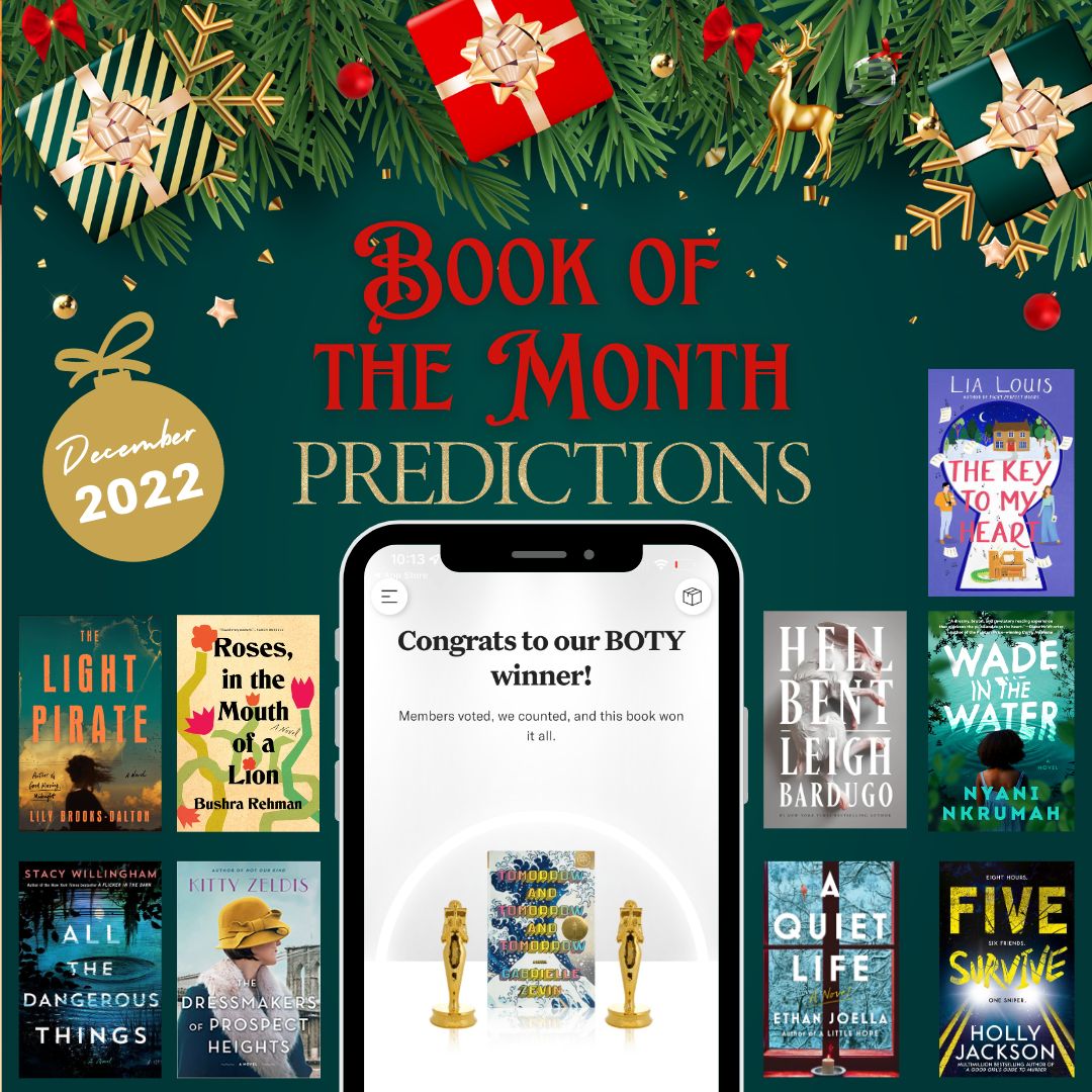 Book of the Month Predictions– December 2022 – Baking Through Book Club